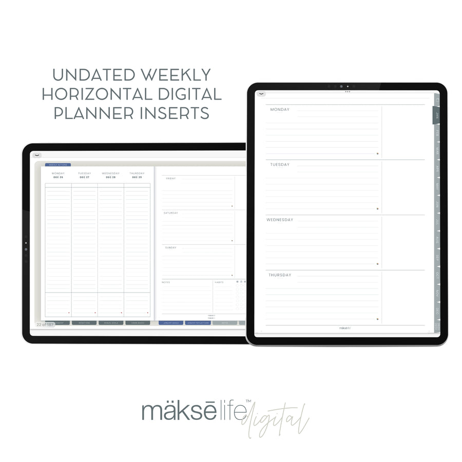 Digital Planners + Covers for Goodnotes, Notability, and Noteshelf ...
