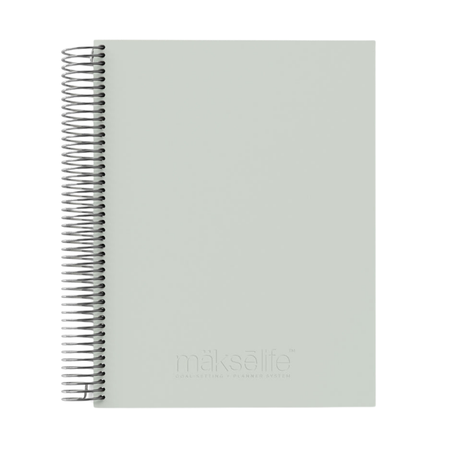 12-Month Undated Goal-Setting + Monthly Planner - Cloud – MakseLife