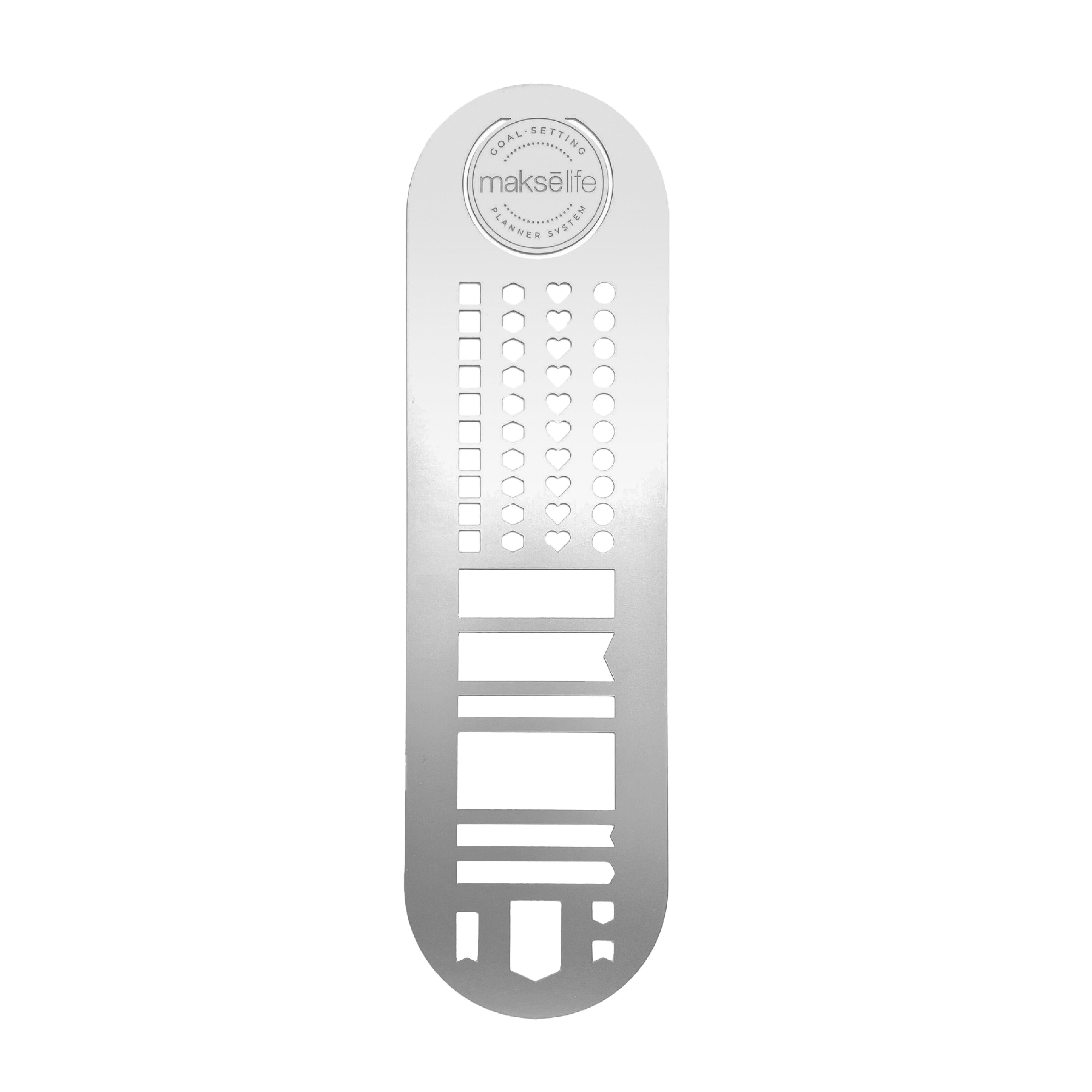 Stainless Steel Stencil Bookmark for Planners and Journals – MakseLife