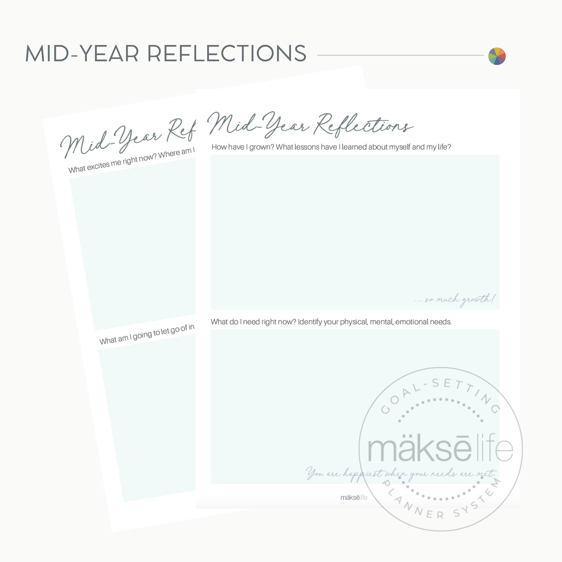 Mid-Year Reflections | Free Printable – MakseLife